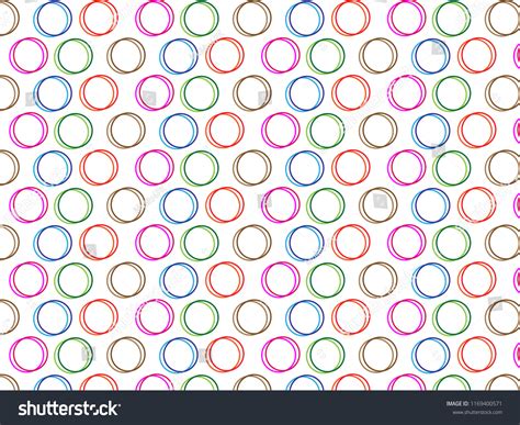 Repeating Circle Shape Vector Pattern Stock Vector Royalty Free 1169400571 Shutterstock