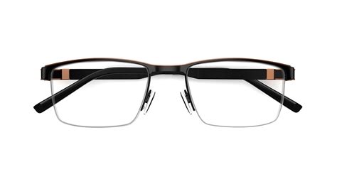 Specsavers Mens Glasses Tech Specs 01 Blue Rectangle Metal Stainless