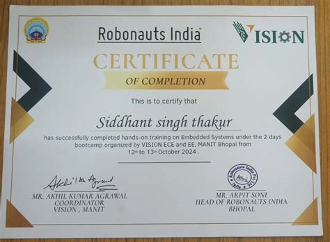 ⚡delighted To Share That Ive Completed A Two Days Workshop On Embedded System Organized By