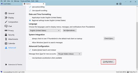 Disable Word And Line Wrap On Mozilla Thunderbird Decs