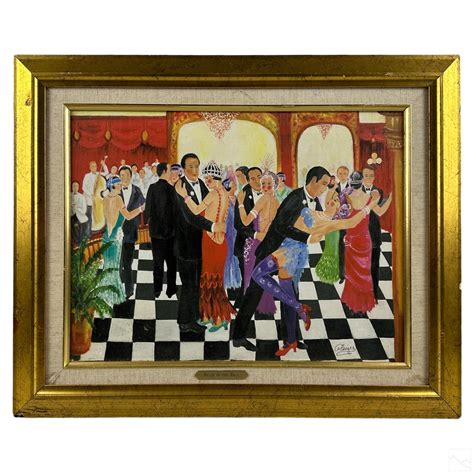 At Auction Hilda Rindom Hilda Gleizer Rindom 1930 2004 Ballroom Art