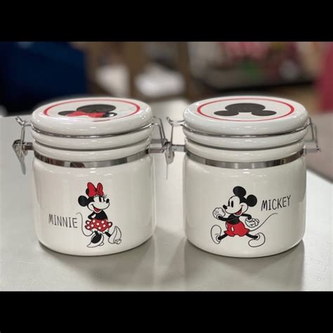 Disney Other 2 Double Side Mickey Minnie Mouse Containers Poshmark