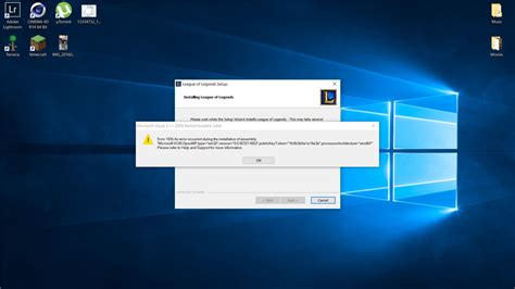 When Trying To Install League Of Legends Error Keeps Appearing Says Microsoft Community
