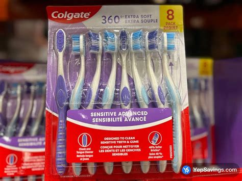 Costco Colgate 360 Advanced Toothbrushes Pack Of 8 Itm 1834260