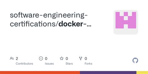 Github Software Engineering Certifications Docker Certified Associate Dca