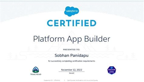Sobhan Panidapu On Linkedin Developer Salesforce