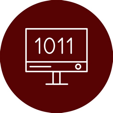 Binary Code Coding Development Html File Internet Icon Free