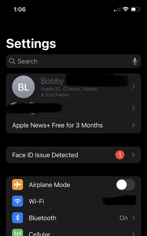 my icloud settings have been greyed out for a while i need to backup