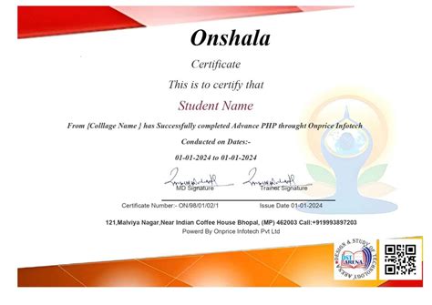 Certificate Generatorcreate Certificate Design