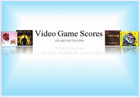 video game scores video game music awards