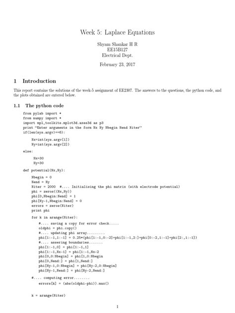 Solving Laplace In Python Pdf Laplace Transform Mathematical Analysis