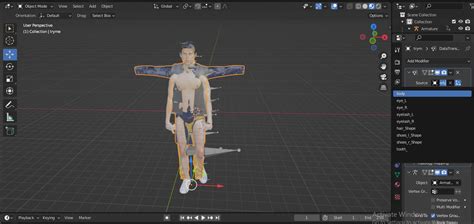 Unable To Add Walk Animation Fbx Avatar Beginning Blender Code And Development Blender