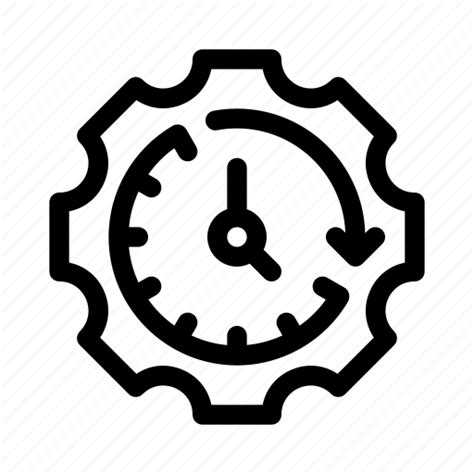 Time Management Gear Clock Business Alarm Watch Icon Download On Iconfinder