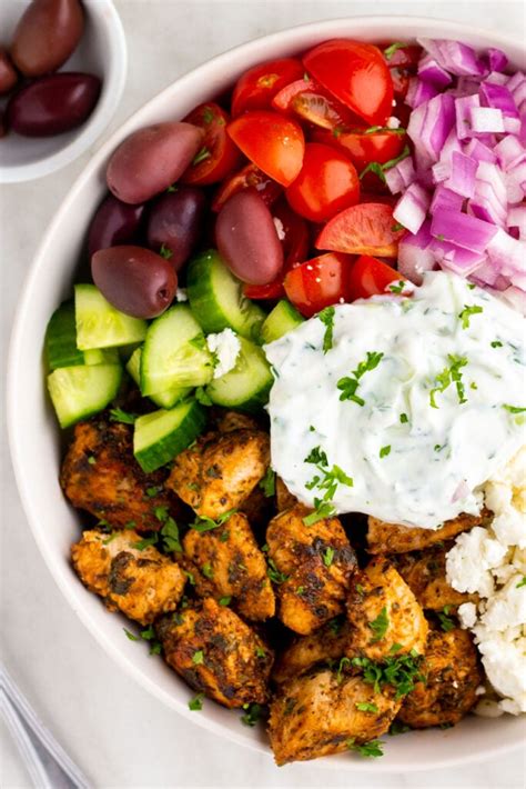 Chicken Gyro Bowl 15 Minutes Gluten Free Whole Kitchen Sink