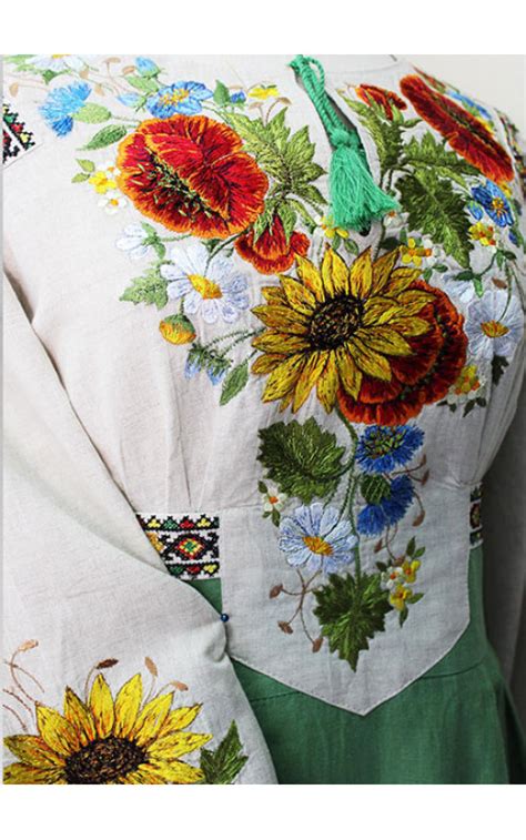 Авторське плаття з Українською вишивкою купити Київ
