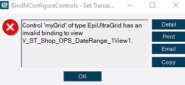Dashboard View Rule Invalid Binding To View Kinetic ERP Epicor User Help Forum
