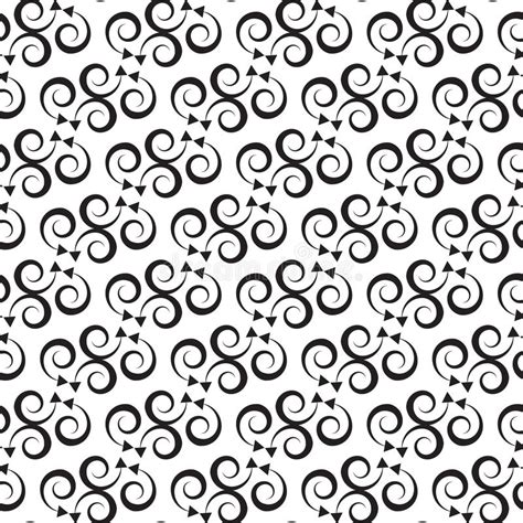 Monochromatic Seamless Background With Arrows Stock Vector Illustration Of Forward Menu 75916495