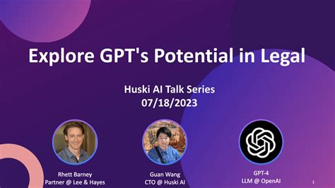 Exploring Gpt 4s Potential In Legal：a Unique Conversation With Ai