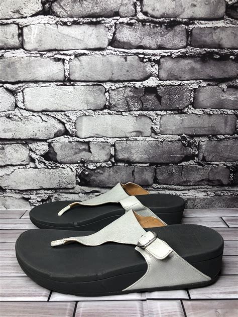 Fit Flop The Skinny Ivory Flip Flops Slip On Wedge S Gem