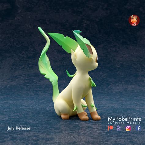 Leafeon 2 Poses Pre Supported Pokemon 3d Model 3d Printable Cgtrader
