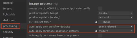 Darktable Module Presets Darktable