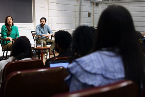 Hgse Hosts “can We Talk” Event With Penn Badgley And Nura Mowzoon