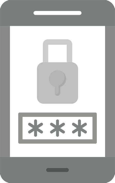 Mobile Password Vector Icon 31074780 Vector Art At Vecteezy