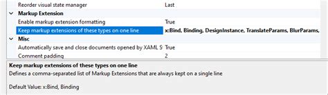 Markup Extensions Not Keep On Line · Issue 431 · Xavalonxamlstyler
