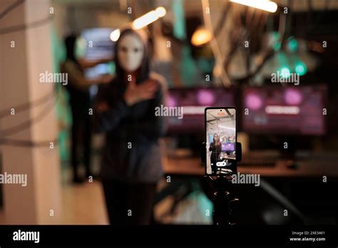 Hacking Thief Filming Live Ransomware Video Late At Night Threatening