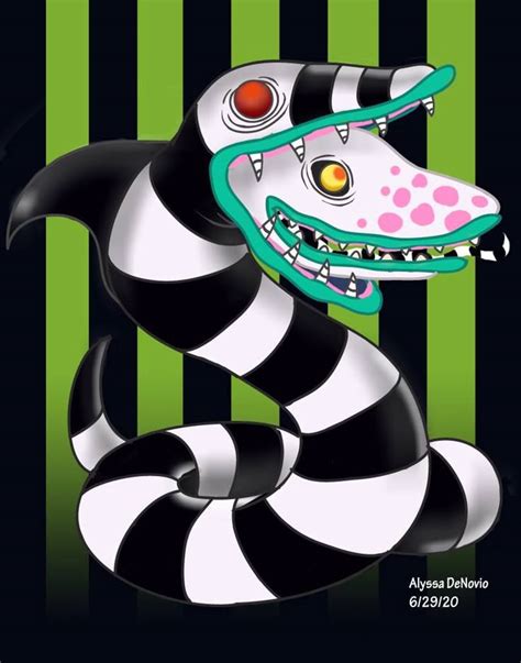 Beetlejuice Sandworm Cartoon