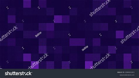 Pixel Dithering Square Tiles Seamless Pattern Stock Vector Royalty