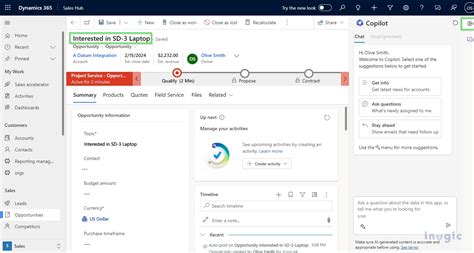 compose or reply to emails using copilot microsoft dynamics 365 crm