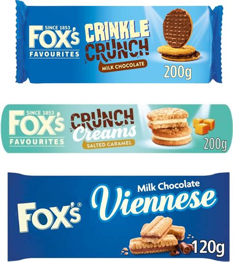 Biscuit Bundle Containing Foxs Salted Caramel Crunch Cream Biscuits
