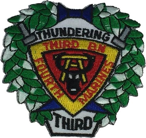 Usmc Third Battalion Fourth Marine Division Unit Patch