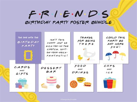 Birthday Poster Ideas For Friends