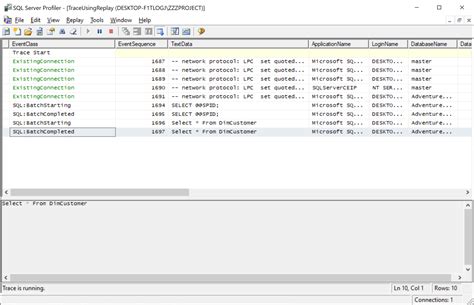 SQL Server Profiler Replay A Trace Table Sql Server Profiler Tutorial