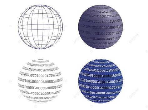 Binary Globes Planet Numeric Digits Vector Planet Numeric Digits Png And Vector With