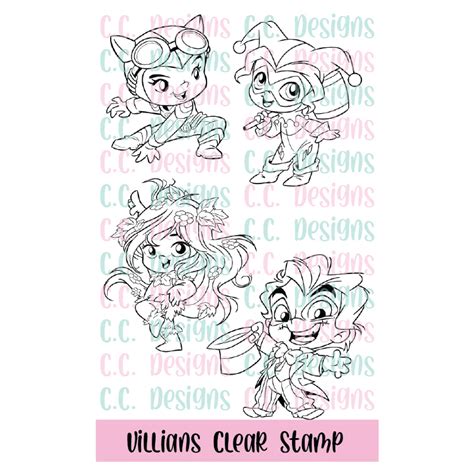 Villian Clear Stamp Set Cc Designs Rubber Stamps