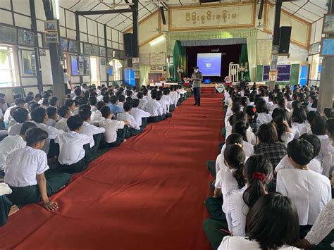 သာယာဝတီမြို့နယ်တွင် ကုန်ကူးမှုတားဆီးကာကွယ်ရေး အသိပညာပေးဟောပြော