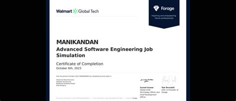 manikandan r on linkedin professionalgrowth techinnovation forage
