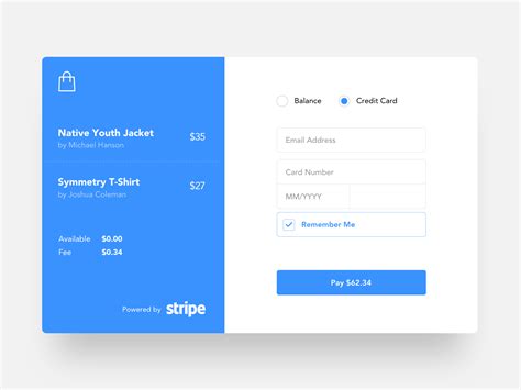Payment UI By Geovani Almeida On Dribbble