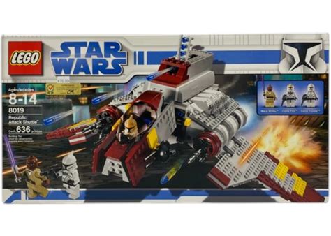 Lego Star Wars Republic Attack Shuttle Set 8019 Us