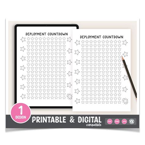 Deployment Countdown Printable Pdf Png And  Deployment Countdown