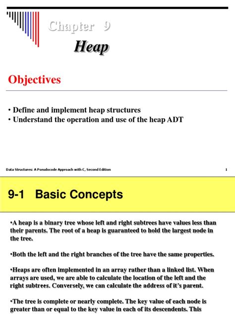 Objectives Define And Implement Heap Structures Understand The