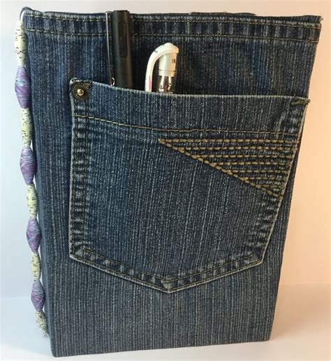 Lonely Cards Denim Journal Cover