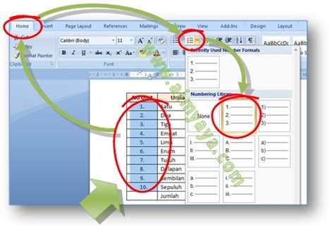 Automatic Table Numbering In Word Design Talk