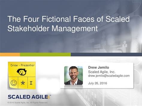 four fictional faces of scaled stakeholder management by drew jemilo