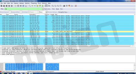 Analisa Udp Dengan Wireshark