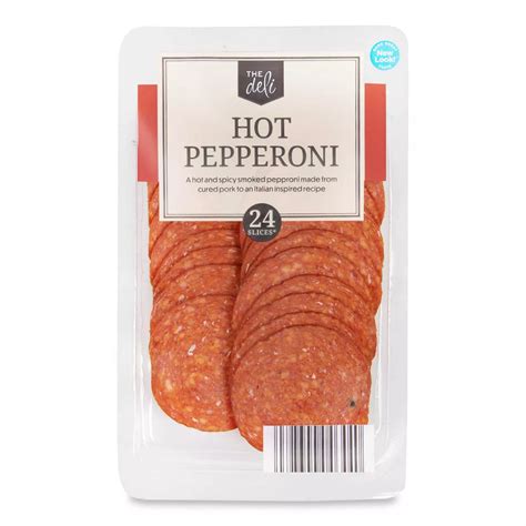 Hot Pepperoni 24 Slices Aldi Uk