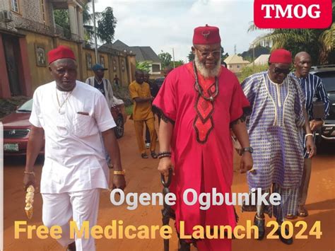Ogene Ogbunike Set To Launch Health Scheme P M Express